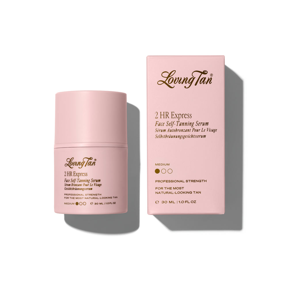 NEW 2 HR Express Face Tanning Serum Medium | Loving Tan Official®
